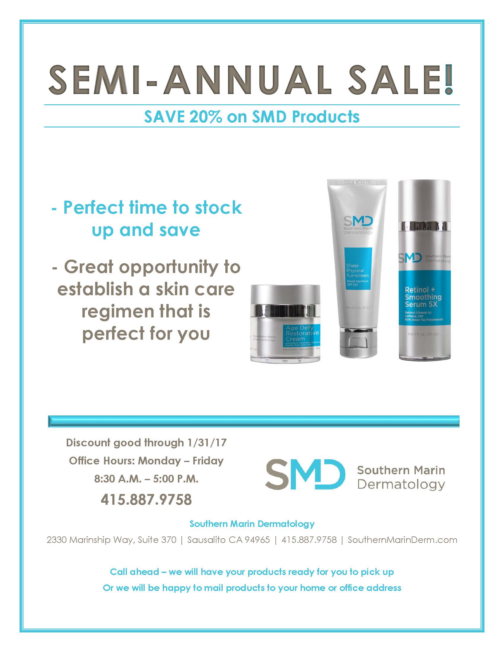 Semi-Annual Sale! Save on SMD Specialty Products, 20% off thru end of ...